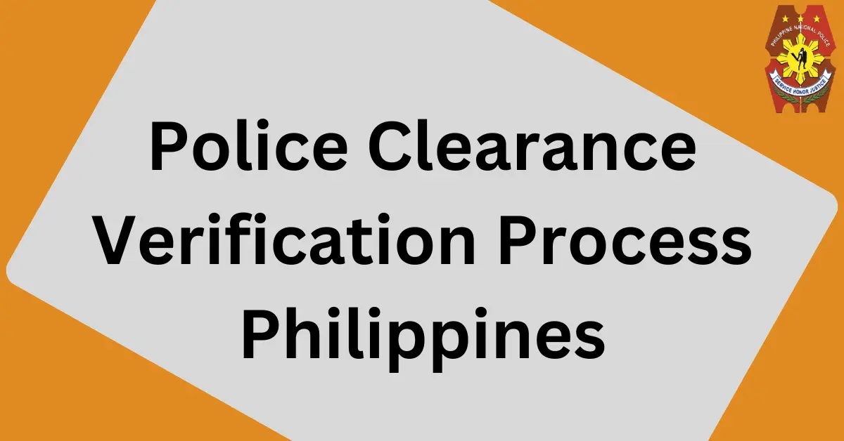 Police Clearance Verification Online Philippines 2025 Guide